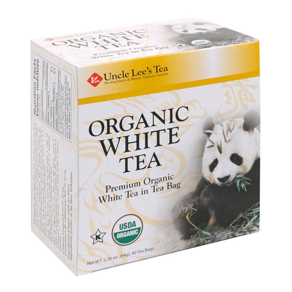 Uncle Lees Tea Legends of China Organic White Tea, 40 Ea