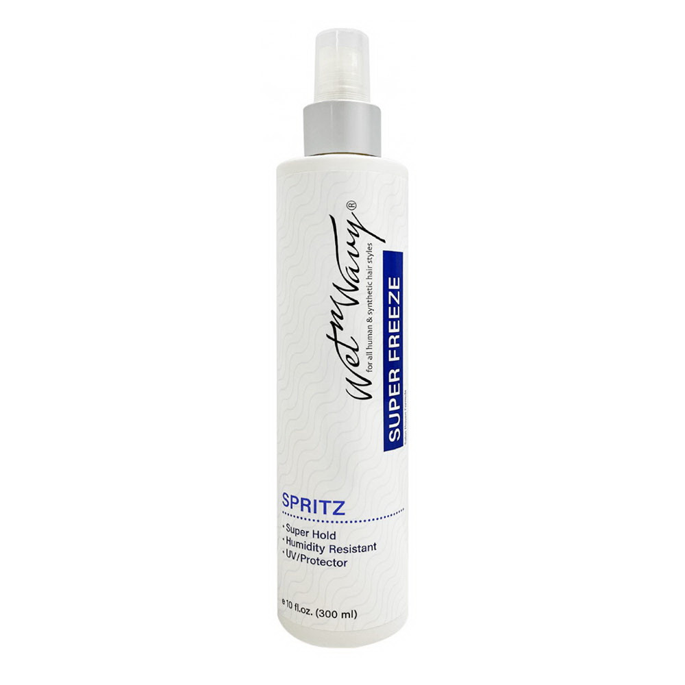 Wet N Wavy Super Freez Spritz for Natural Hair Weaves, 10 Oz