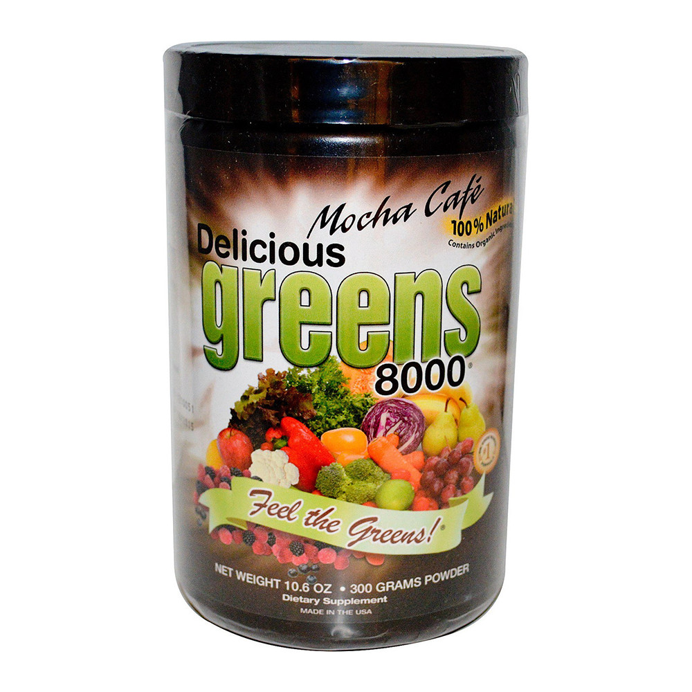 Delicious Greens 8000 Green Food Mocha Cafe Antioxidant Power of Fruits ...
