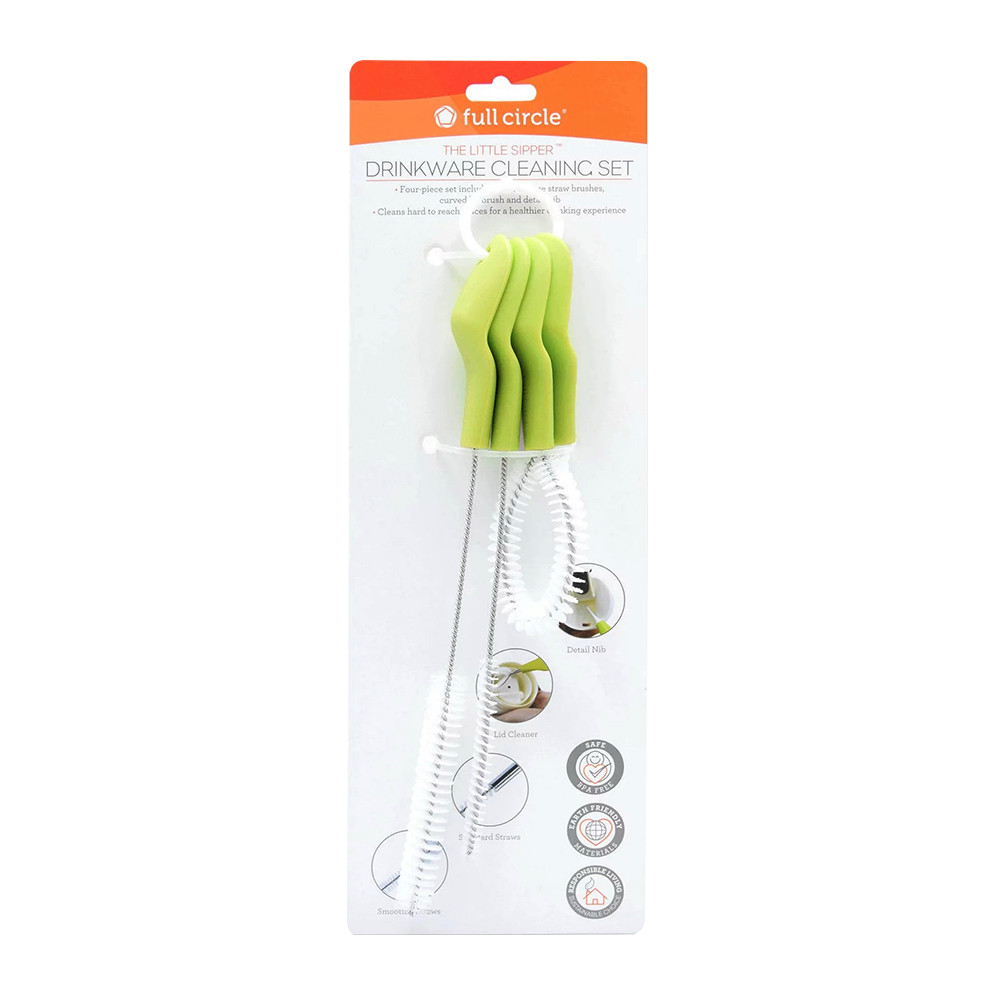 Full Circle Little Sipper Drinkware Cleaning Brush Set 1Ea