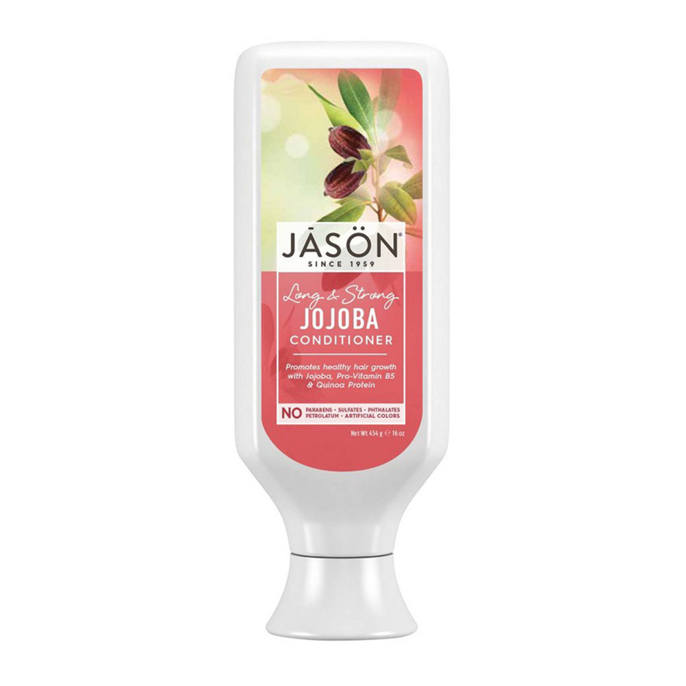 Jason Natural Long And Strong Jojoba Pure Natural Hair Conditioner, 16 Oz