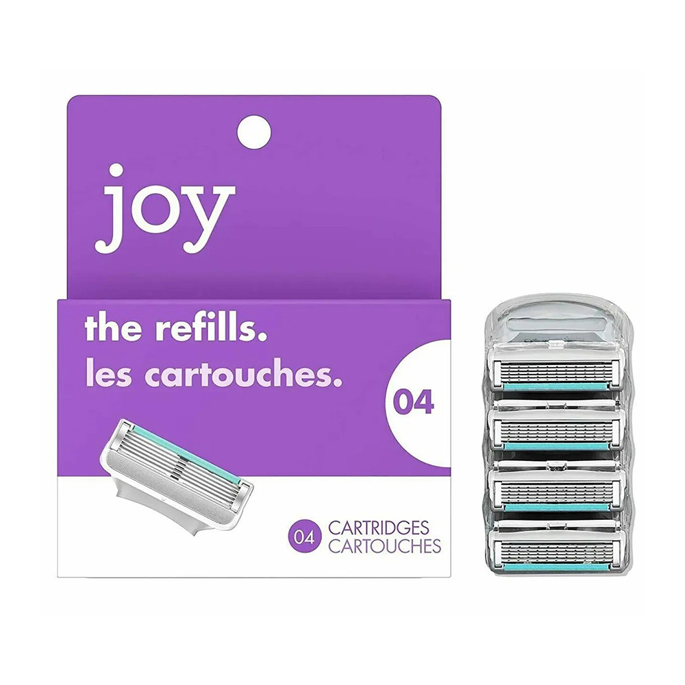 Joy The Refills 5 Blade Refill Cartridges, 4 Ea
