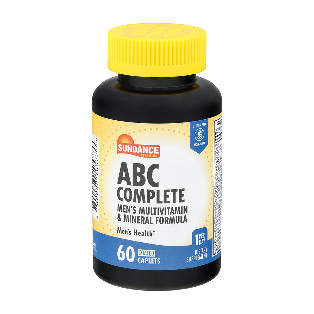 Sundance ABC Complete Mens Multivitamin And Mineral Formula Dietary ...