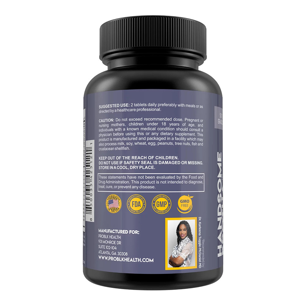 ProBlk Health Handsome Brotha Vitamin Supplement Tablets, 90 Ea