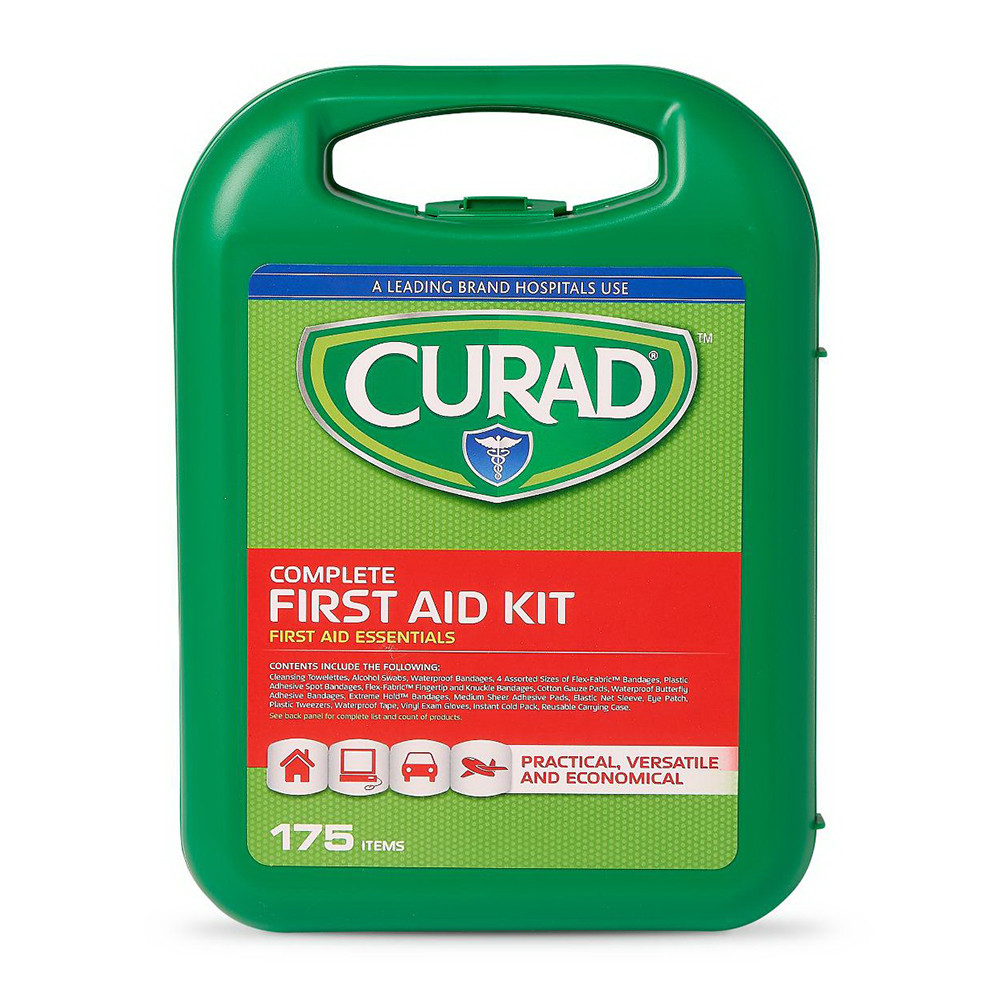 Curad Complete First Aid Kit for Treating and Protecting Minor Injuries ...