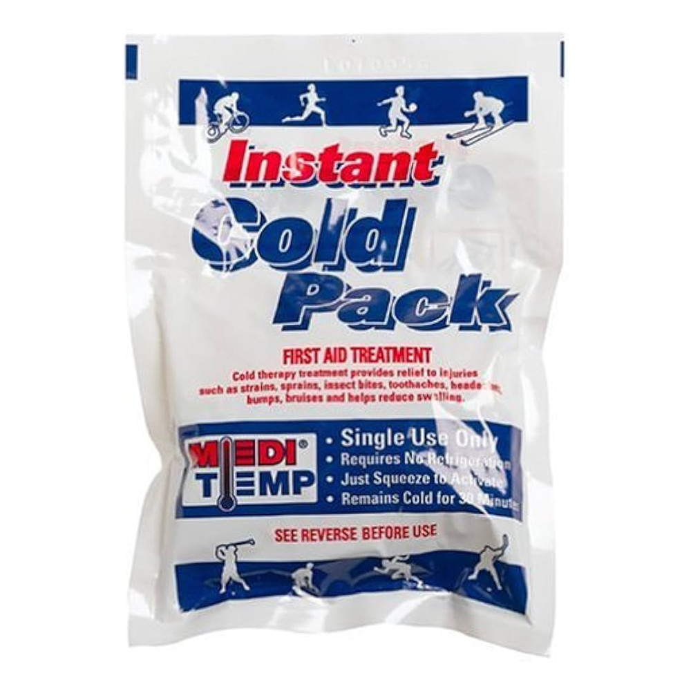 Medi Temp Instant Cold Pack for First Aid Treatment, 2 Ea