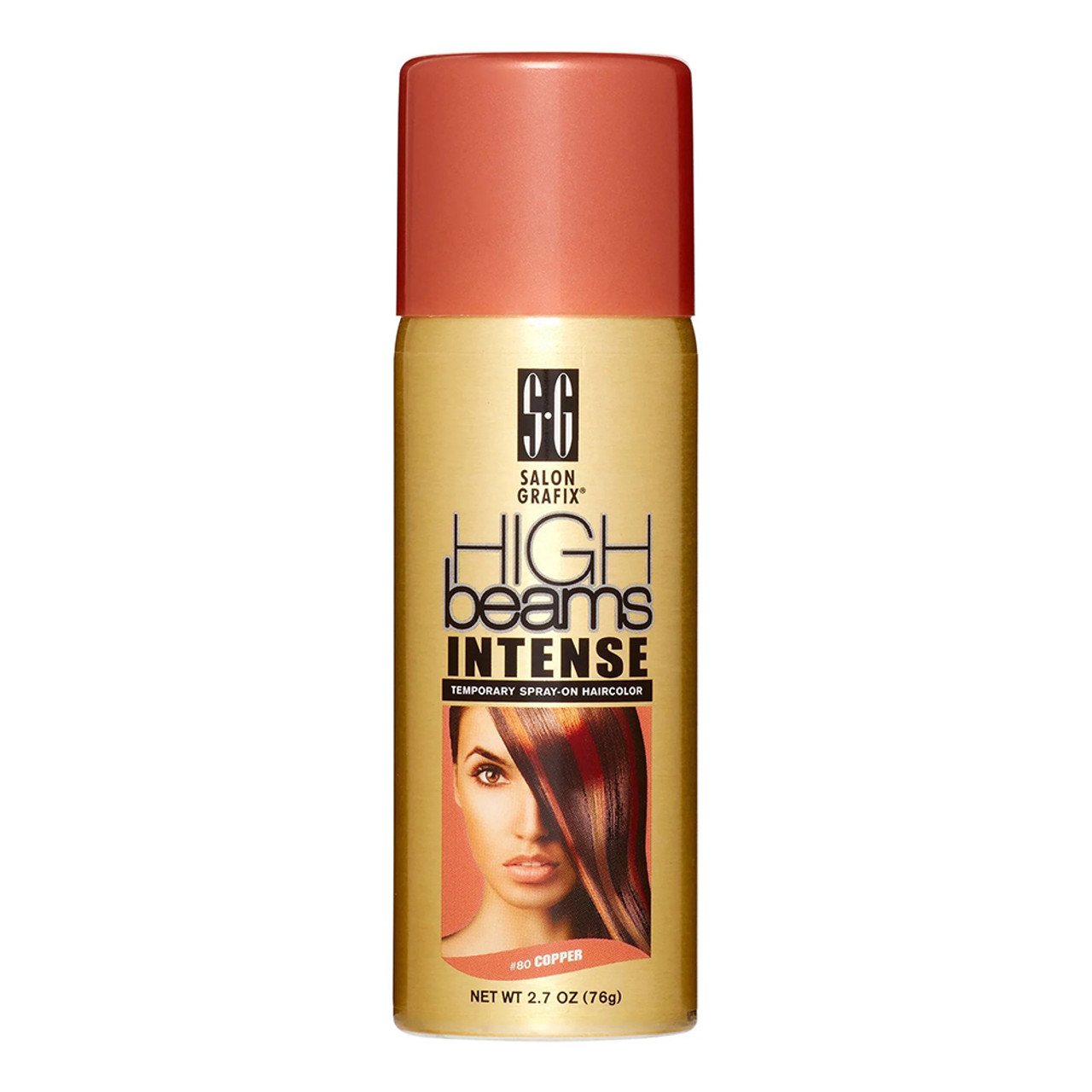 High Beams Intense Temporary Spray On Hair Color 80 Copper 2.7 Oz