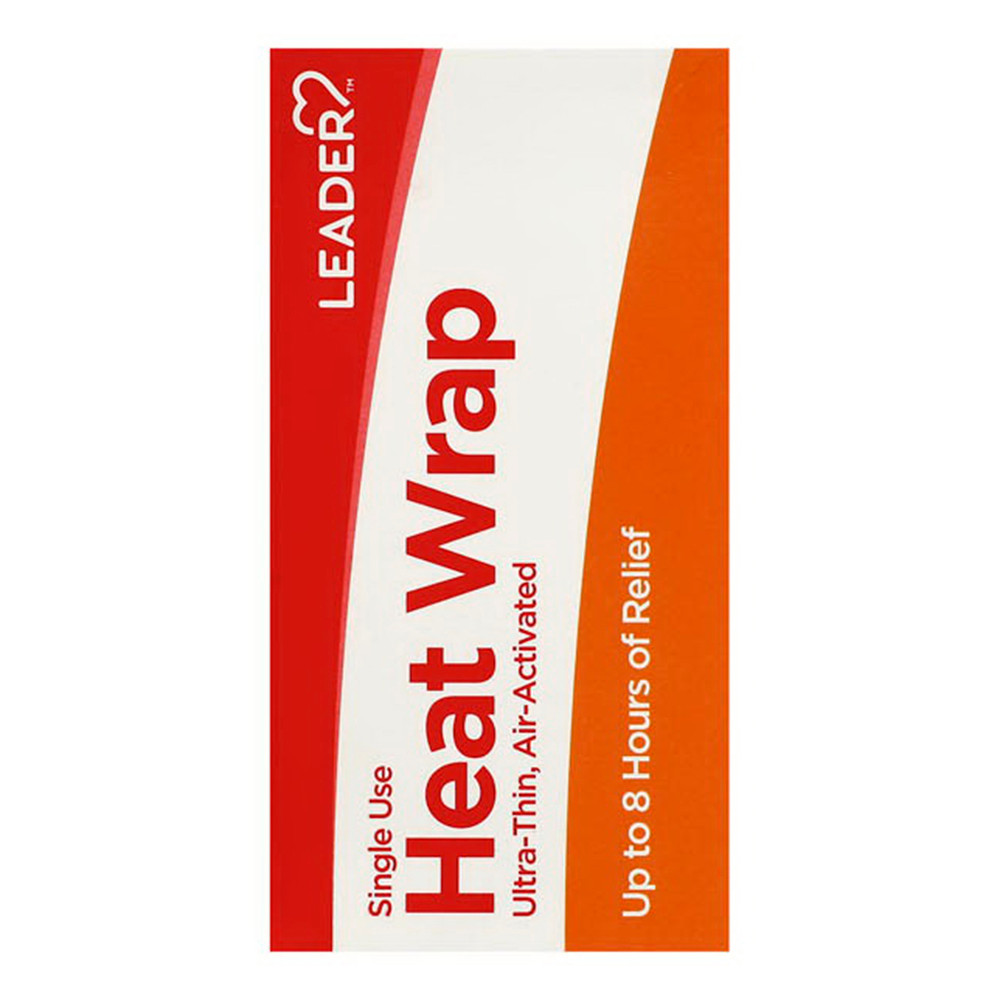 Leader Heat Wrap, Ultra Thin, Air Activated, Single Use, 2 Ea