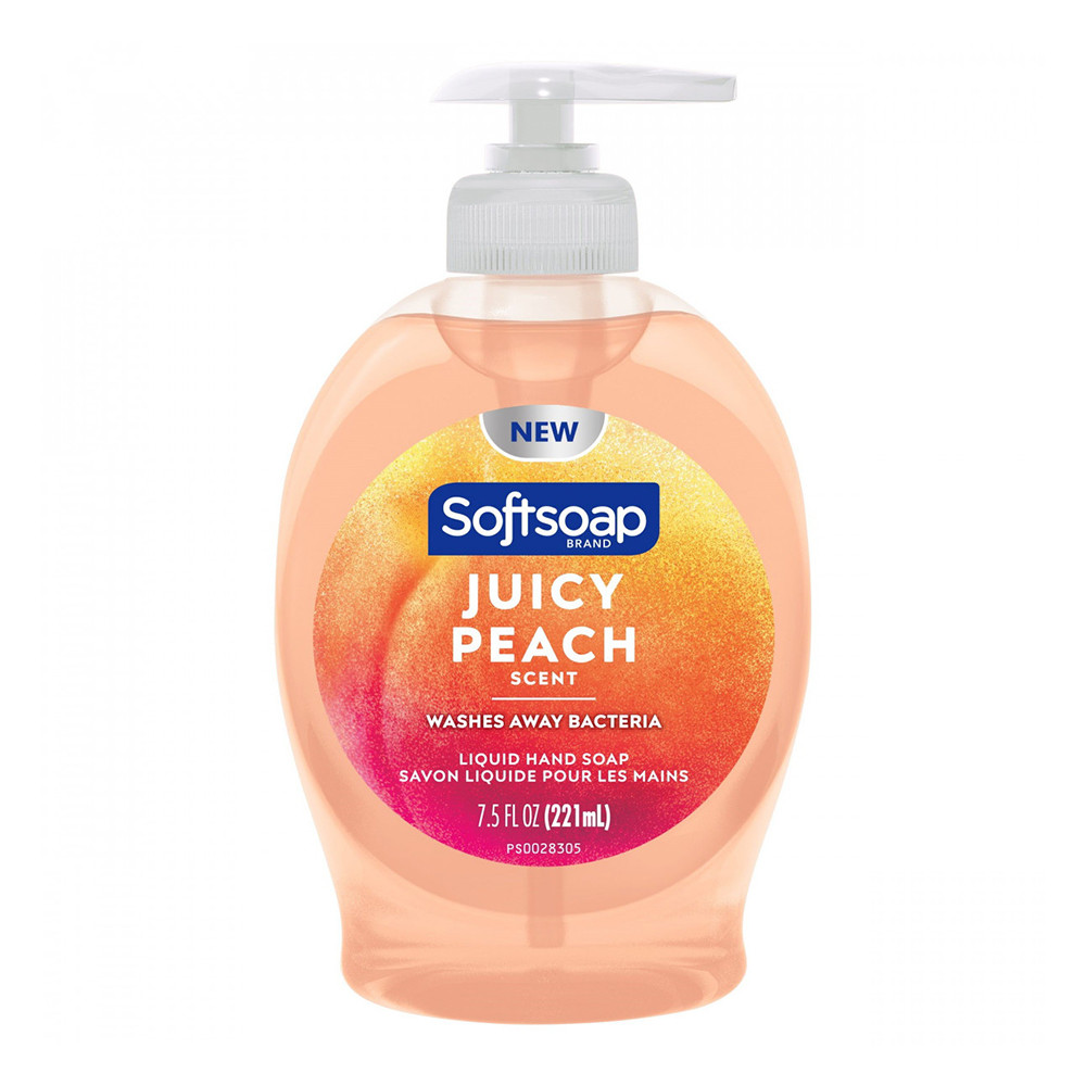 Soft Soap Liquid Hand Soap, Juicy Peach, 7.5 Oz