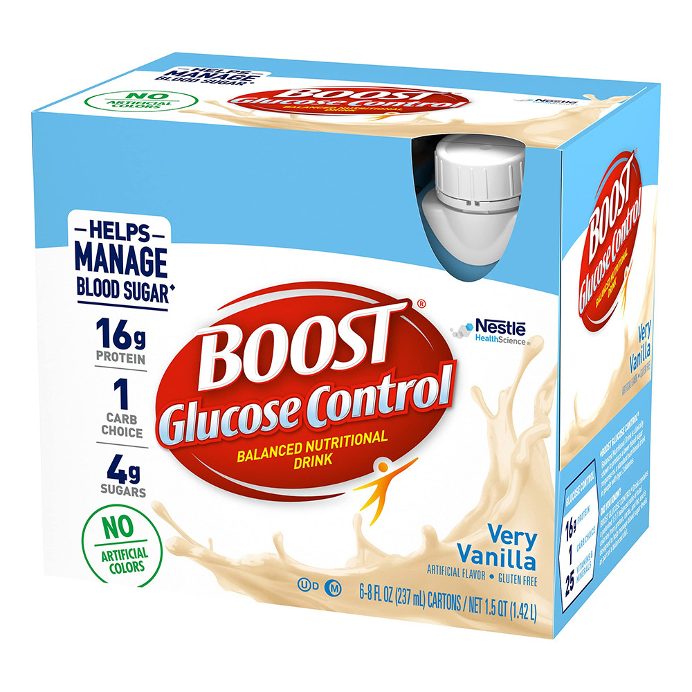 Boost Glucose Control Nutritional Drink Vanilla Flavor 8Oz (237ml ...