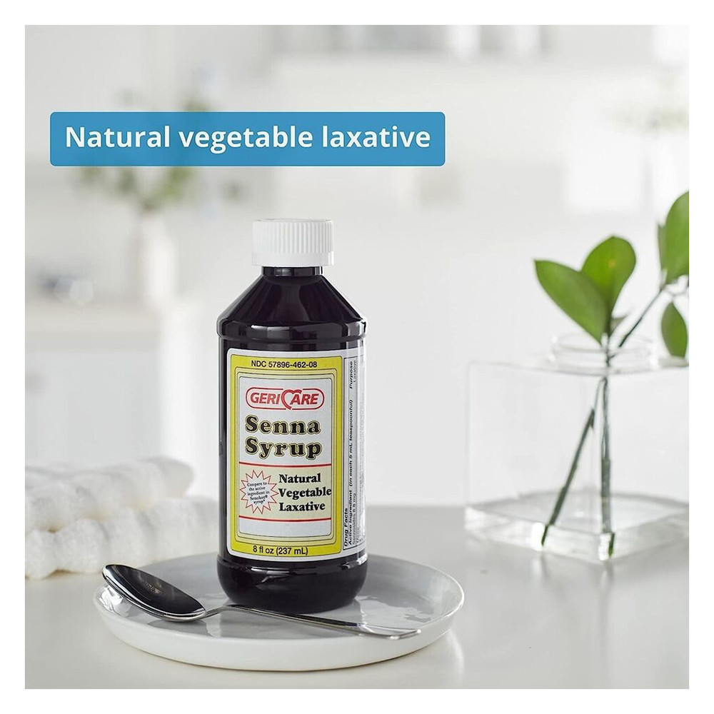Gericare Senna Syrup, Natural Vegetable Laxative, 237 Ml