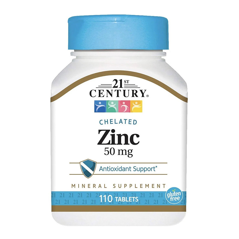 21st Century Chelated Zinc Tablets, 110 Ea