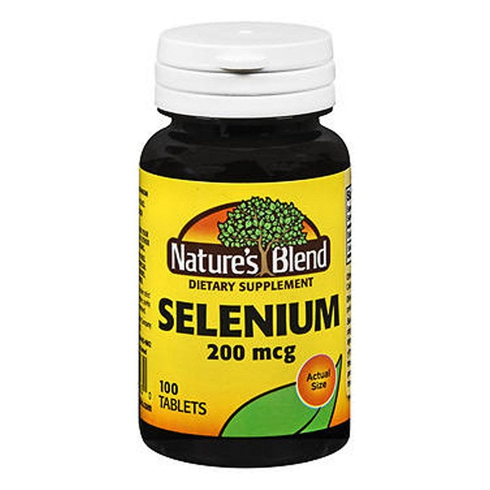 Natures Blend Selenium 200 Mcg Tablets, 100 Ea