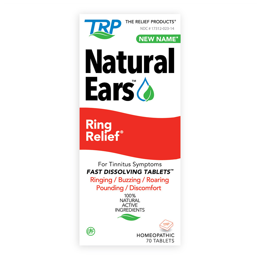 The Relief Products Natural Ears Ring Relief Fast Dissolving Tablets, 70 Ea