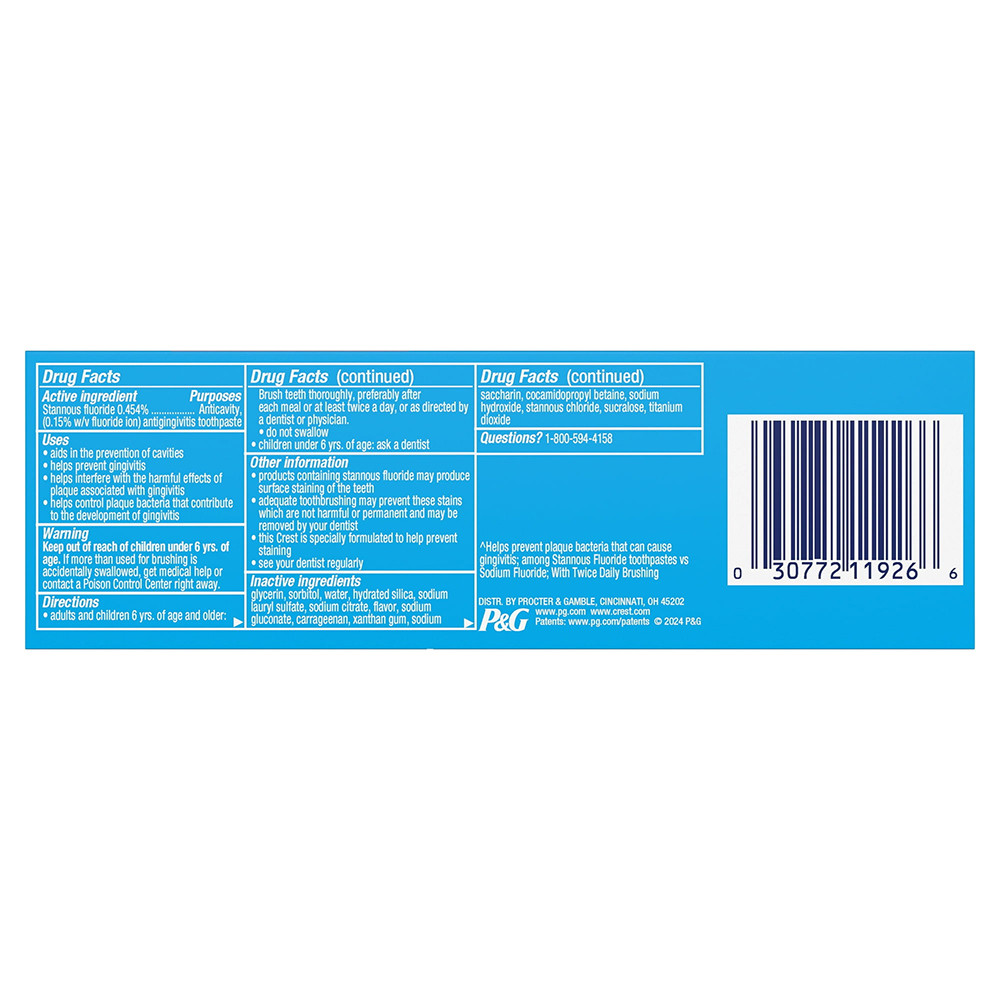 Crest Pro Health Maximum Cavity Protection Fluoride Toothpaste 2.6Oz (73g)
