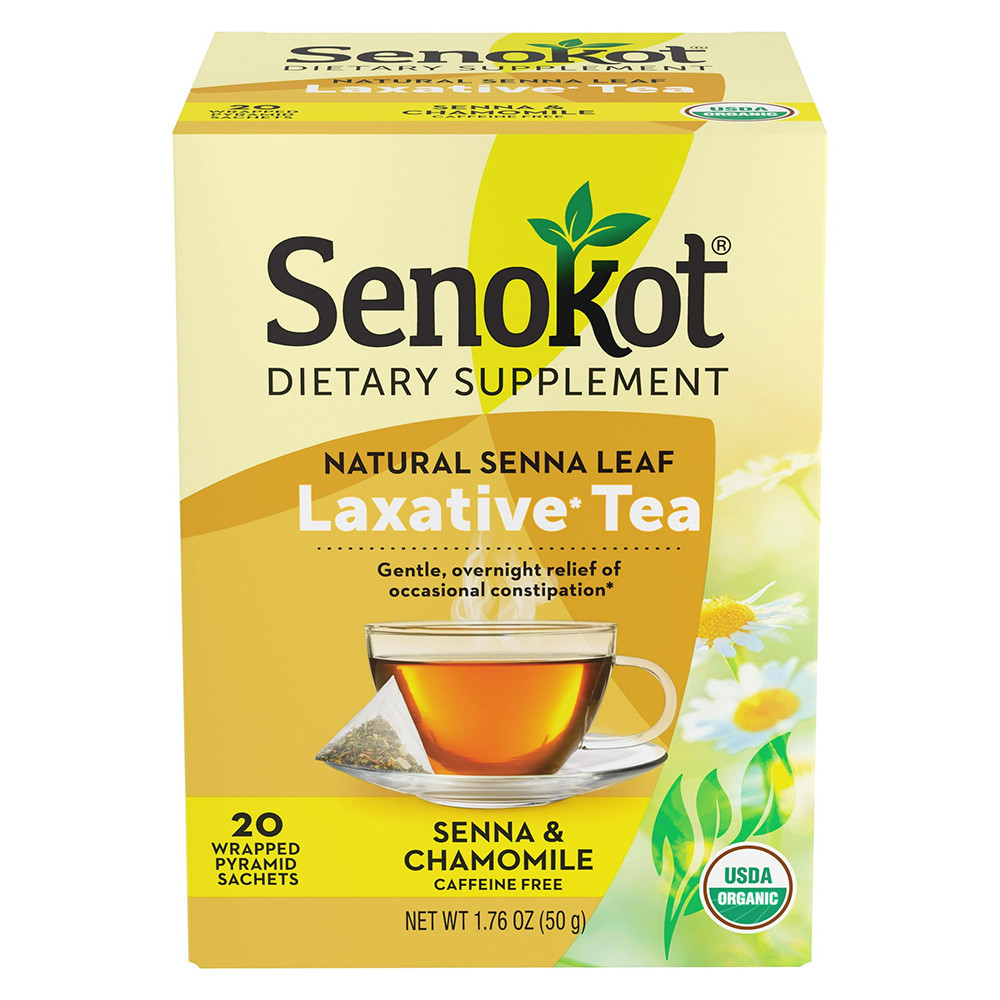 Senokot Natural Senna Leaf Laxative Tea Bags Sachets for Constipation ...