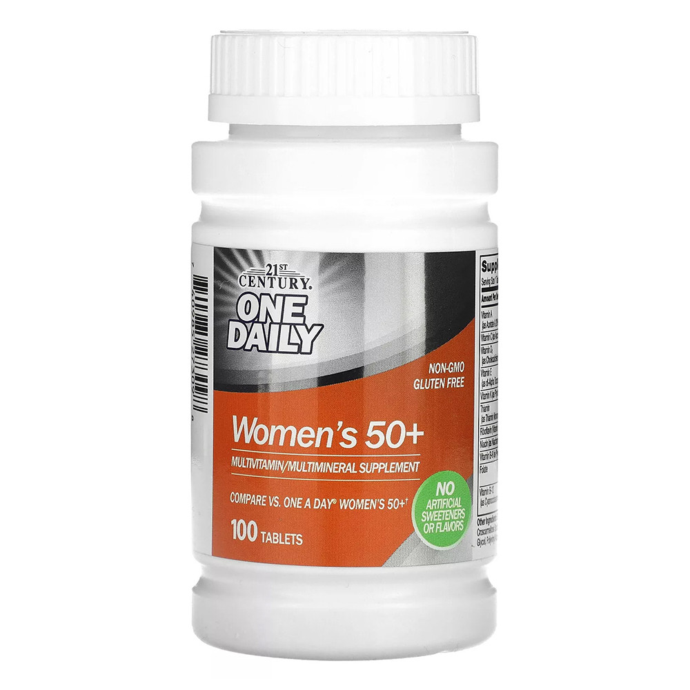 21st Century One Daily Womens 50 Plus Multivitamin and Multimineral ...