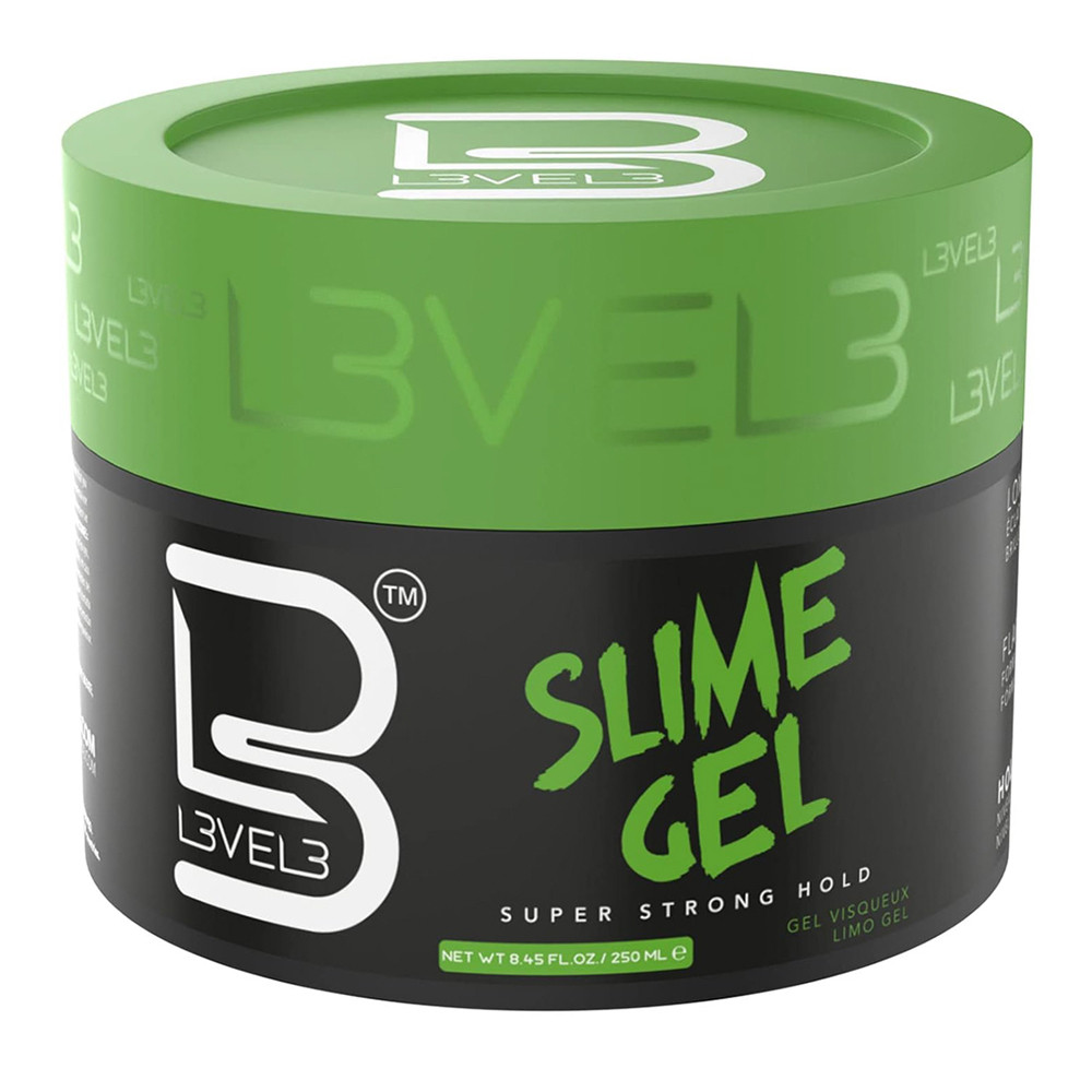 Level 3 Slime Gel Firm Hold Hair Styling Gel, 8.45 Oz