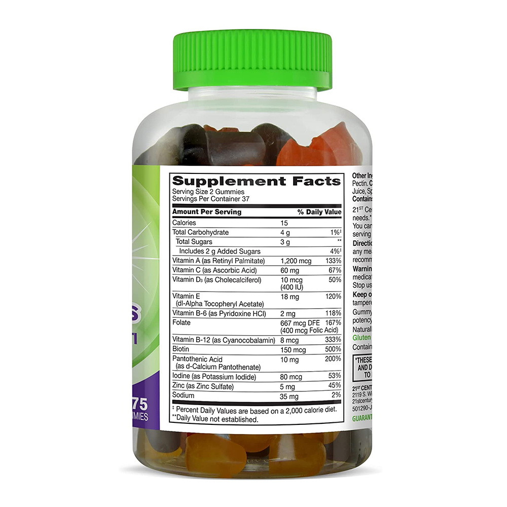 21St Century Vitajoy Adult Multivitamin Daily Vitamins And Minerals ...
