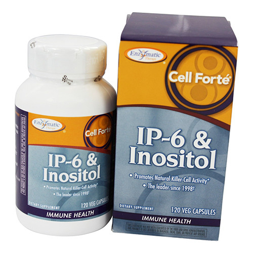 Enzymatic Therapy Cell Forte IP-6 and Inositol Vegetarian Capsules ...
