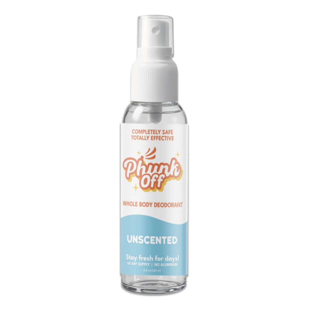 Phunk Off Whole Body Deodorant Spray Unscented 4Oz (120ml) - myotcstore.com