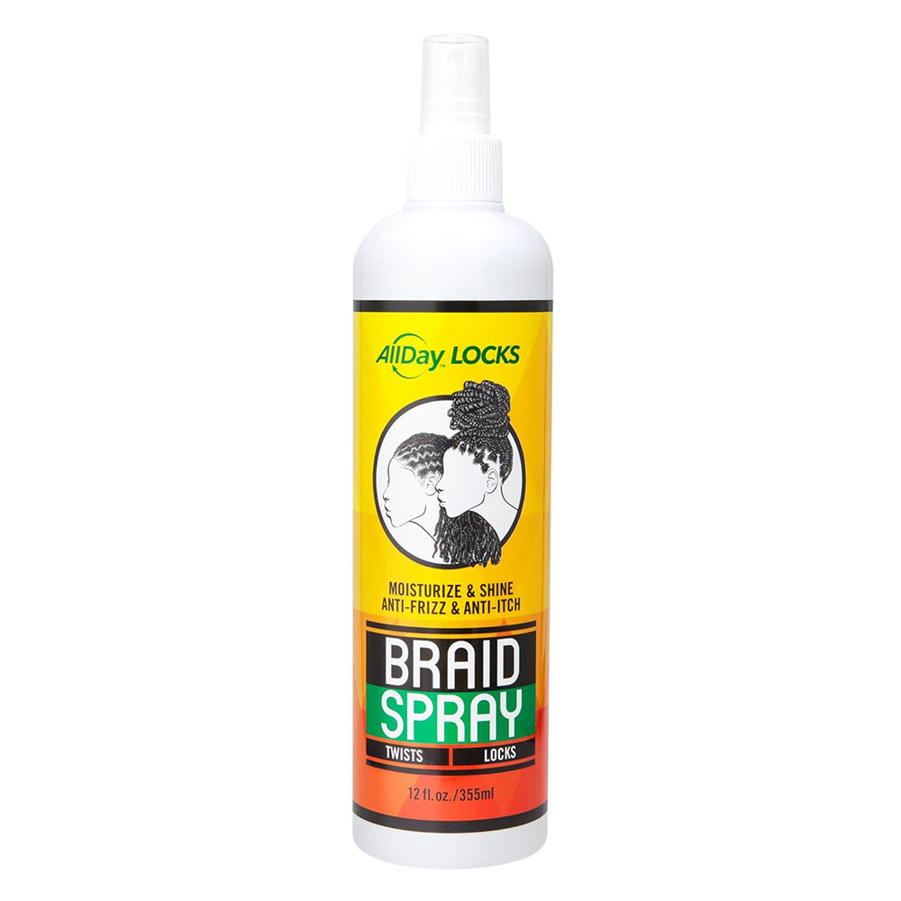 AllDay Locks Braid Spray Relieve Dry and Itchy Scalp 12Oz (355ml ...