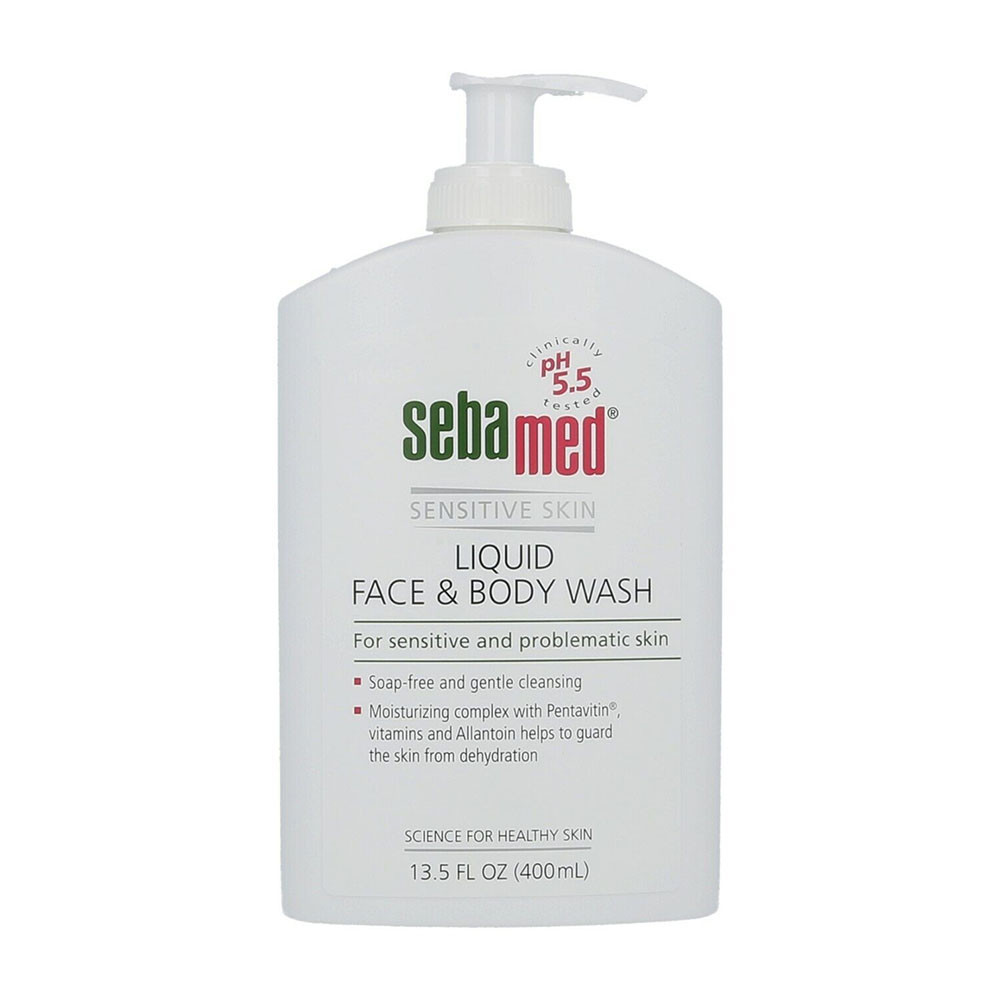 Sebamed Face And Body Wash Liquid, For Sensitive Skin, 13.5 Oz