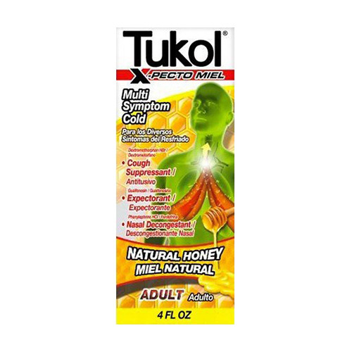 Tukol X-pecto Miel Multi Symptom Cough Syrup, 4 Oz - myotcstore.com