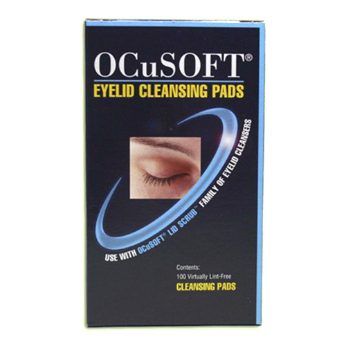 Ocusoft Eye Lid Virtually Line Free Cleansing Pads - 100 ea ...