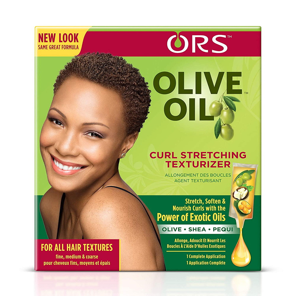 Organic Root Stimulator Olive Oil Curl Stretching Texturizer Kit, 1 Ea