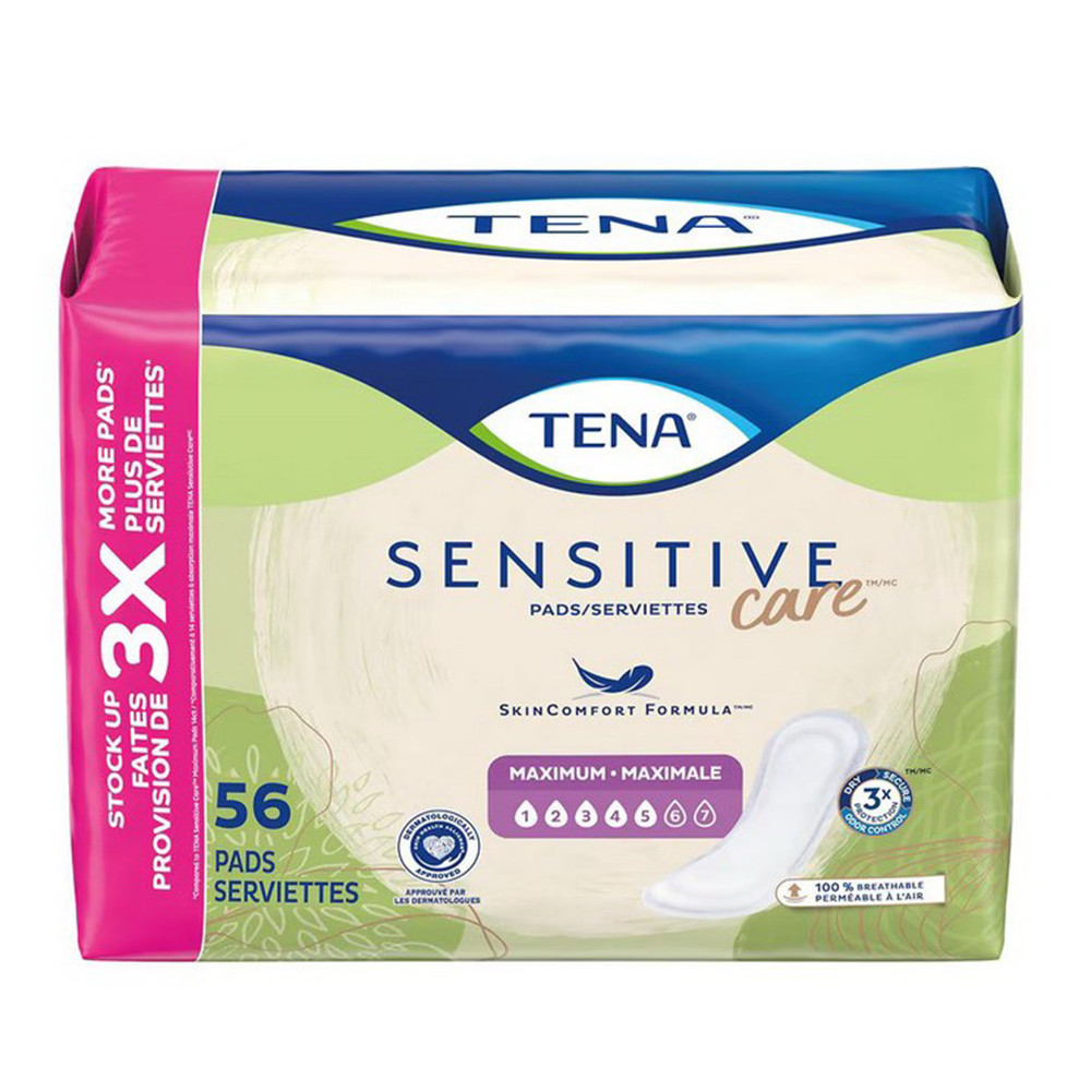 Tena Intimates Maximum Absorbency Incontinence Pads For Women Regular