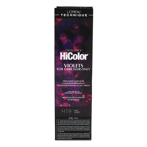 Loreal Excel Hicolor H19 Tube True Violet, 1.74 oz - myotcstore.com