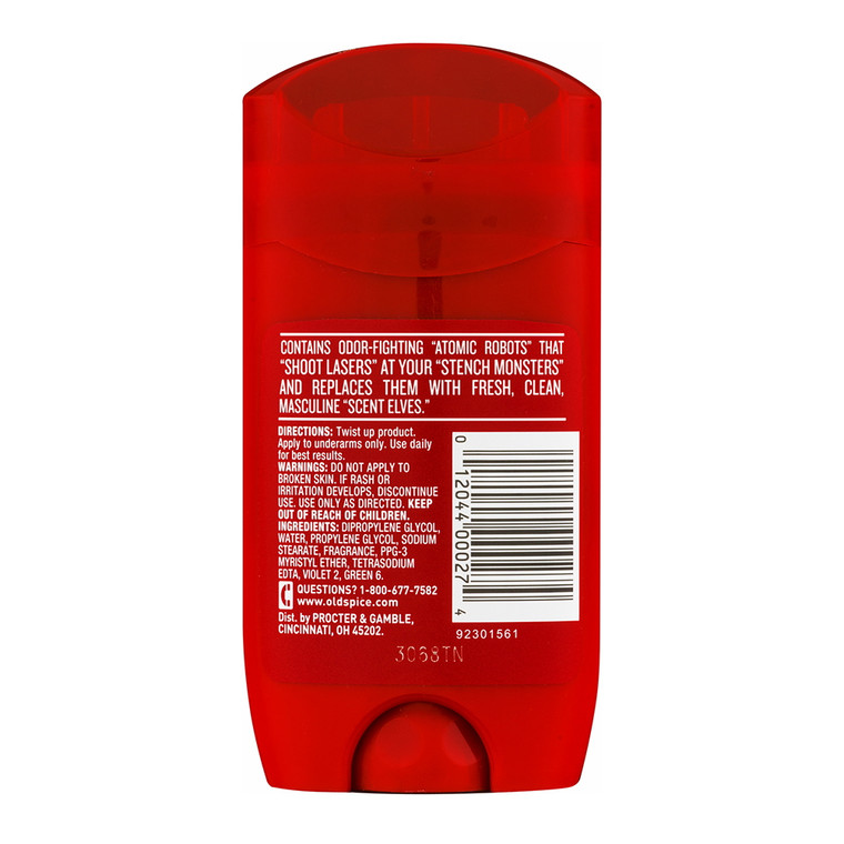 Old Spice High Endurance Pure Sport Deodorant Stick Sweat and Odor ...