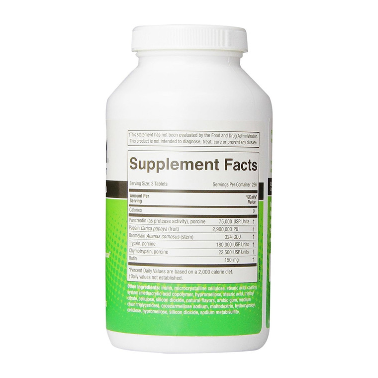 Medizym Systemic Enzyme Formula, Dietary Tablets, 800 Ea