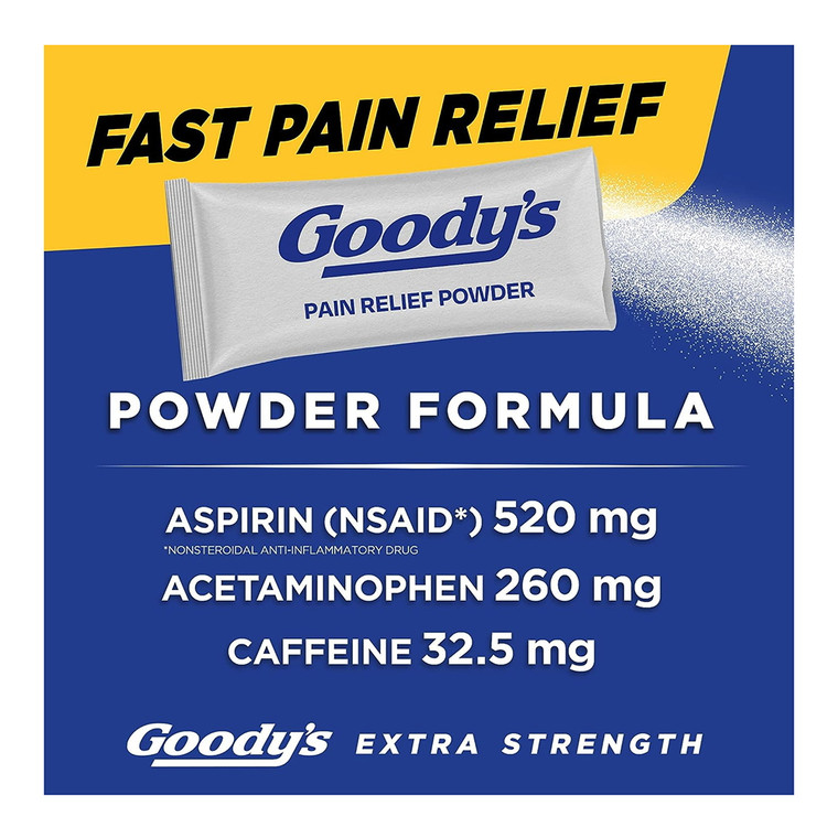 Goodys Extra Strength Headache Powder, Pain Relief, 6 Ea