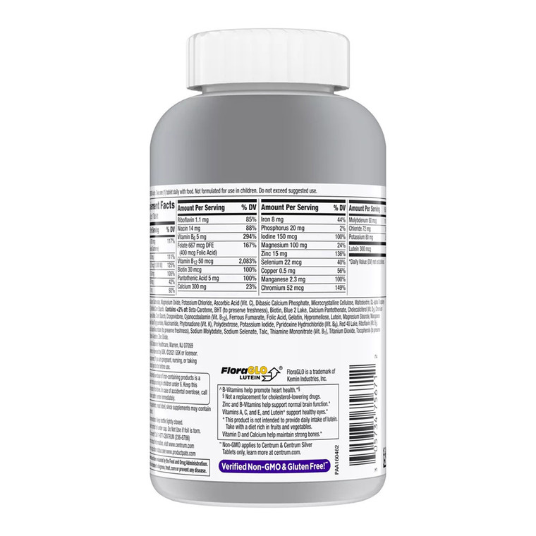 Centrum Silver Womens 50 Plus Multivitamin Capsules, 200 Ea