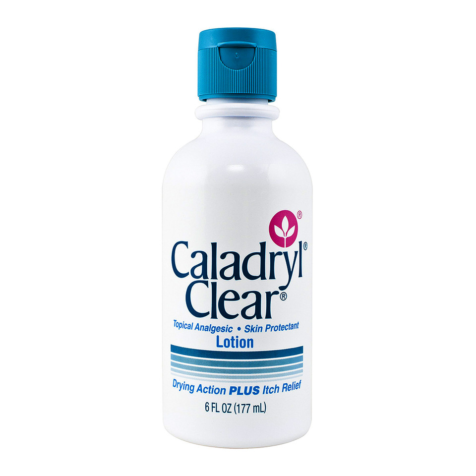 Caladryl Clear Skin Protectant Drying Action And Itch Relief Lotion, 6 oz