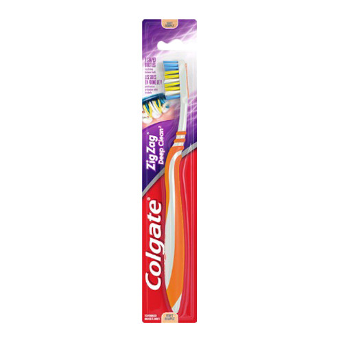 Colgate Zig Zag Deep Clean Toothbrush, Soft, 1 Ea - myotcstore.com
