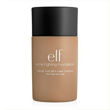 e.l.f Cosmetics Studio Acne Fighting Foundation, Sand, .21 oz ...