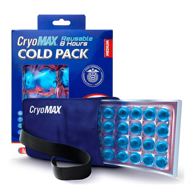 Cryo Max Medium Reusable Cold Pack Up to 8 Hours Cold Therapy for Pain ...