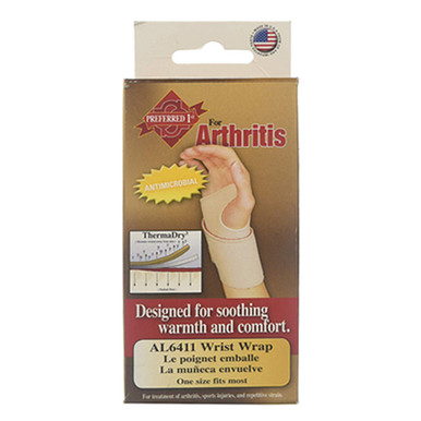 Scott Wrist Wrap Arthrit Therma-Dry S-A Size- UNIV, Beige - 1 ea ...