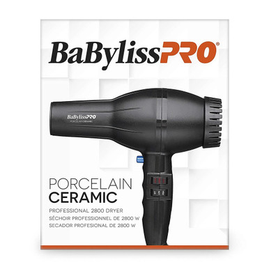 BaBylissPRO Porcelain Ceramic BP2800 Hair Dryer Heat Dries Quickly ...