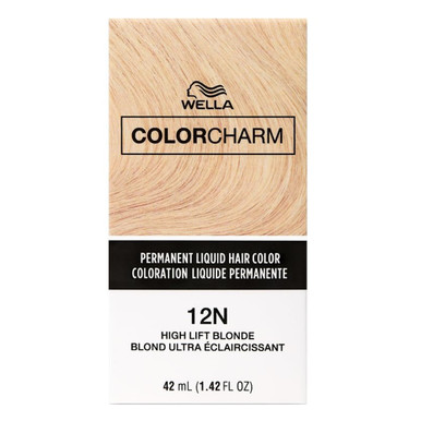 Wella Color Charm Liquid Hair Color 12N High Lift Blonde Formula 1.42Oz ...