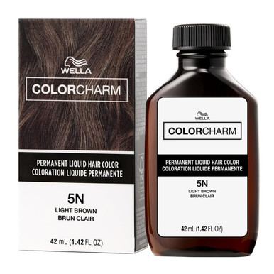 Wella Color Charm Liquid Permanent Hair Color 5N Light Brown 1.42Oz (42ml)