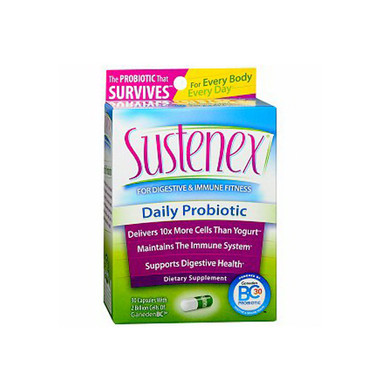 Sustenex Daily Probiotic Capsules For Digestive And Immune Fitness - 30 ...