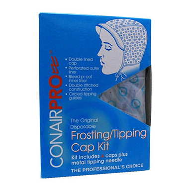 Conair Pro The Original Disposable Frosting/Tipping Cap Kit for Hair ...