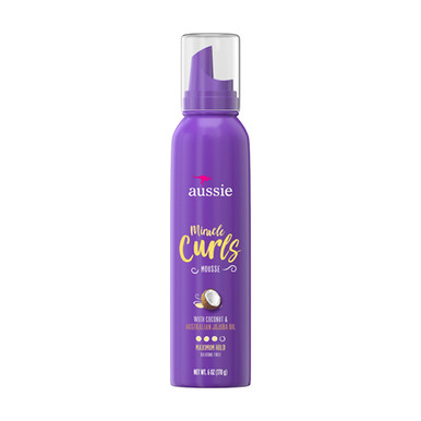 Aussie Miracle Curls Styling Mousse, Maximum Hold, 6 Oz - myotcstore.com