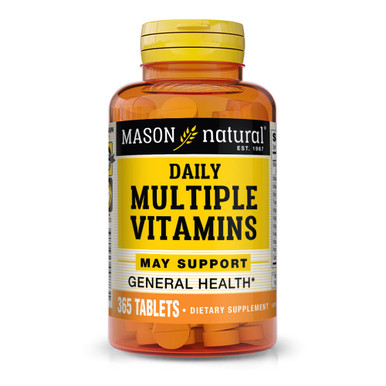Mason Natural Daily Multiple Vitamins Compare To One A Day Essentials ...