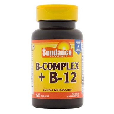 Sundance B Complex Plus B-12 Energy Metabolism Capsules, 60 Ea ...