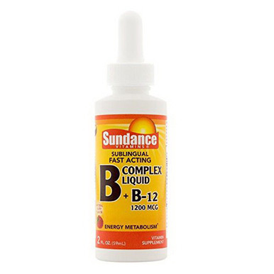 Sundance Vitamins B Complex Plus B-12 1200 mcg Energy Metabolism Fast ...